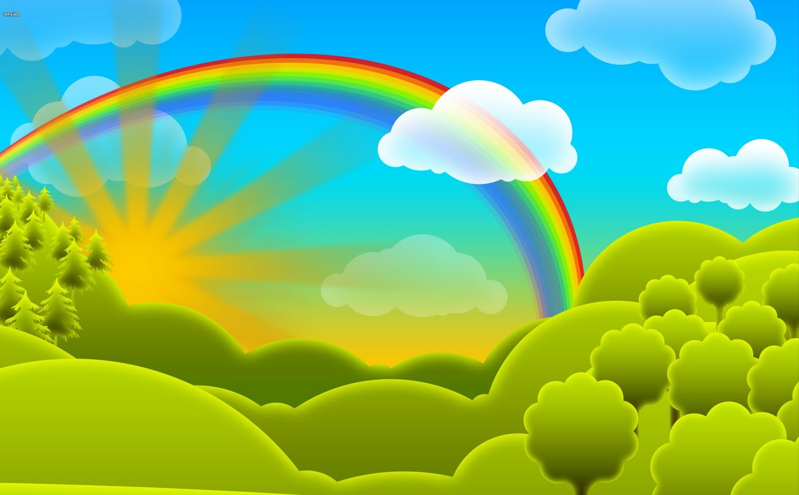 Gambar Pelangi Yang Sangat Indah | Kumpulan Gambar