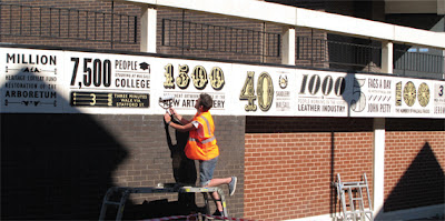 Public Art Network: United Creatives' typographic mural installed in ...