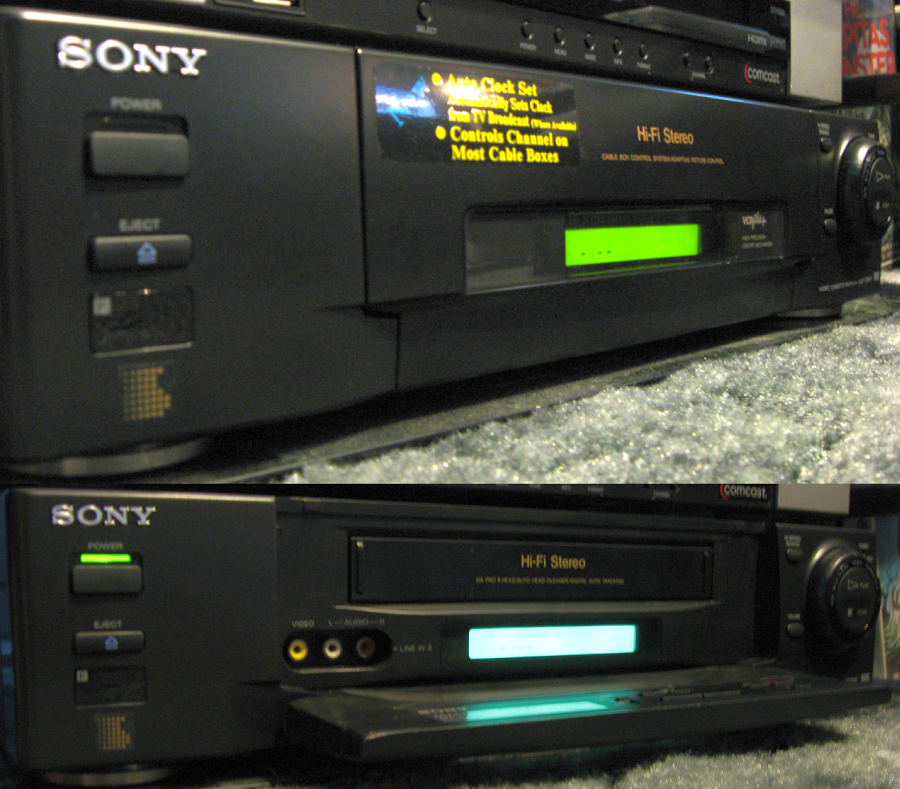 Basement of Ghoulish Decadence: My "New" VCR, How I Fixed It, and Other ...