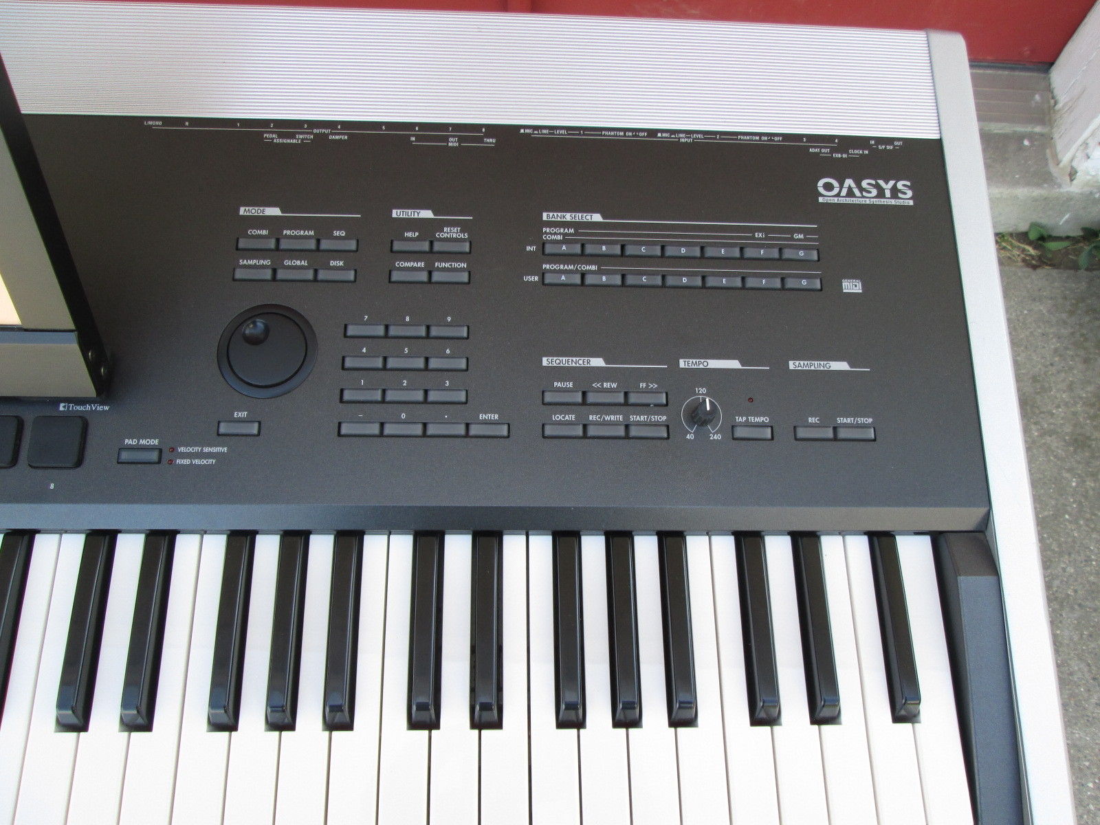 MATRIXSYNTH: Korg OASYS 76 Keyboard Synthesizer Workstation SN 000257