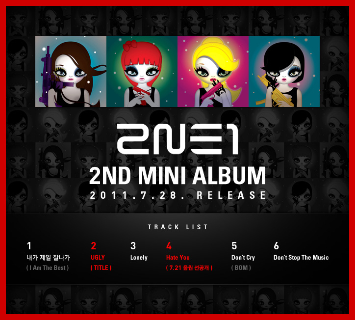 YG Entertainment reveals details about 2NE1 second mini-album