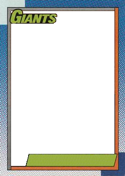 Topps Cards that Never Were: Some templates for you