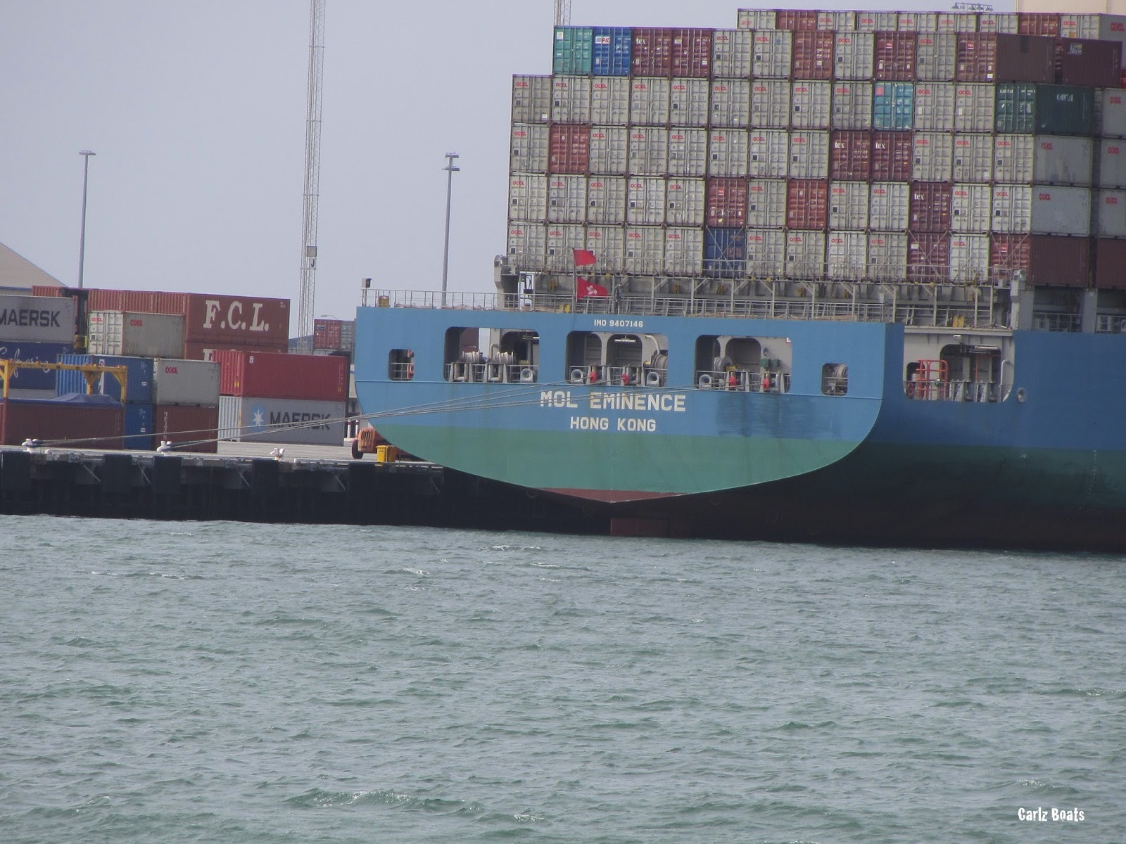 Carlz Boats: Container Ship MOL EMINENCE (Revisited)