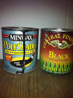 IDVW Design: Minwax Polyshades vs. Water-Based Black Stain Comparison