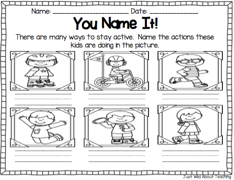 Just Wild About Teaching: All About Exercise - Health Pack