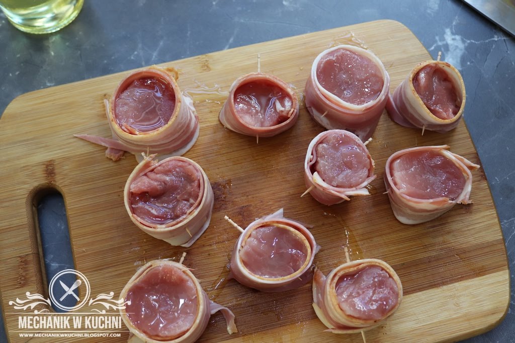 Mechanik w kuchni: Medaliony z polędwicy zawijane w boczku