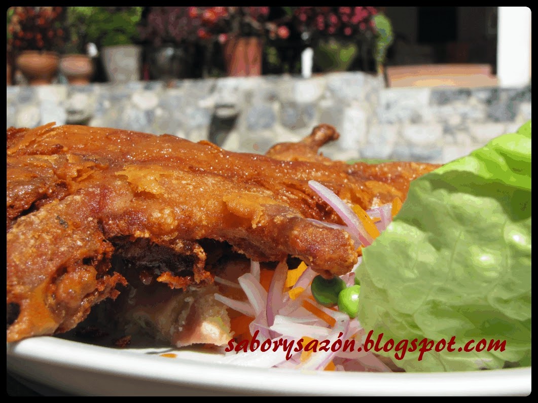 RECETA DE CUY AL AJI | Sabor & Sazón