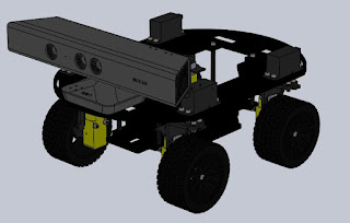Andromina robot V.2.0: Robot, encoders y Kinect. El nuevo diseño del ...