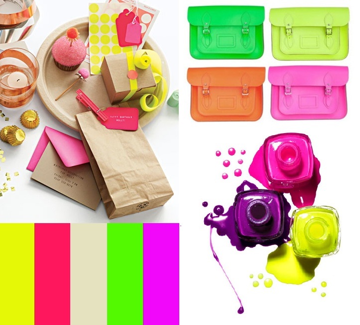 Lilly Pond(ering): Color Stories: Splashes of Neon