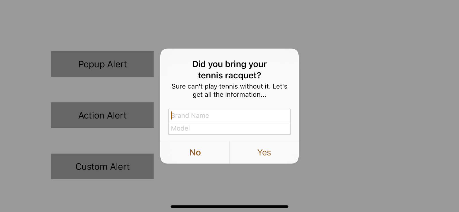 Programmers Sample Guide Ios Swift Create Popup Alert Action Items Alert And Custom Alert