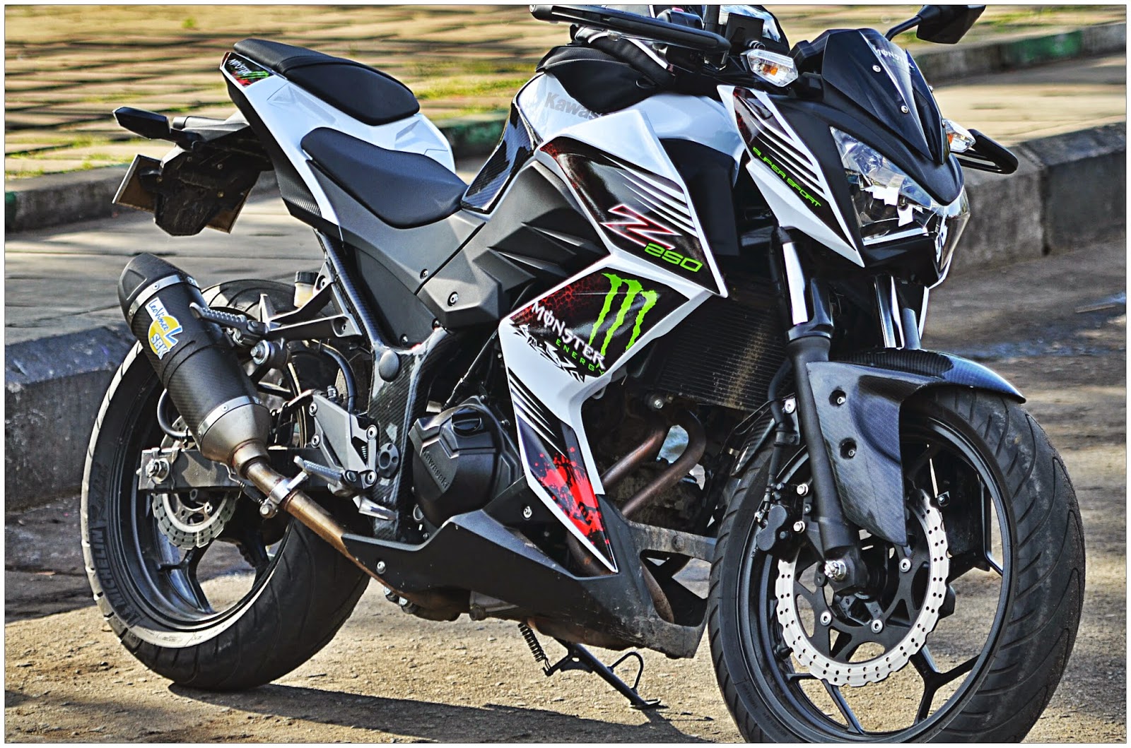 tampilan gambar kawasaki z250 spesial fighter - info daftar sepeda ...