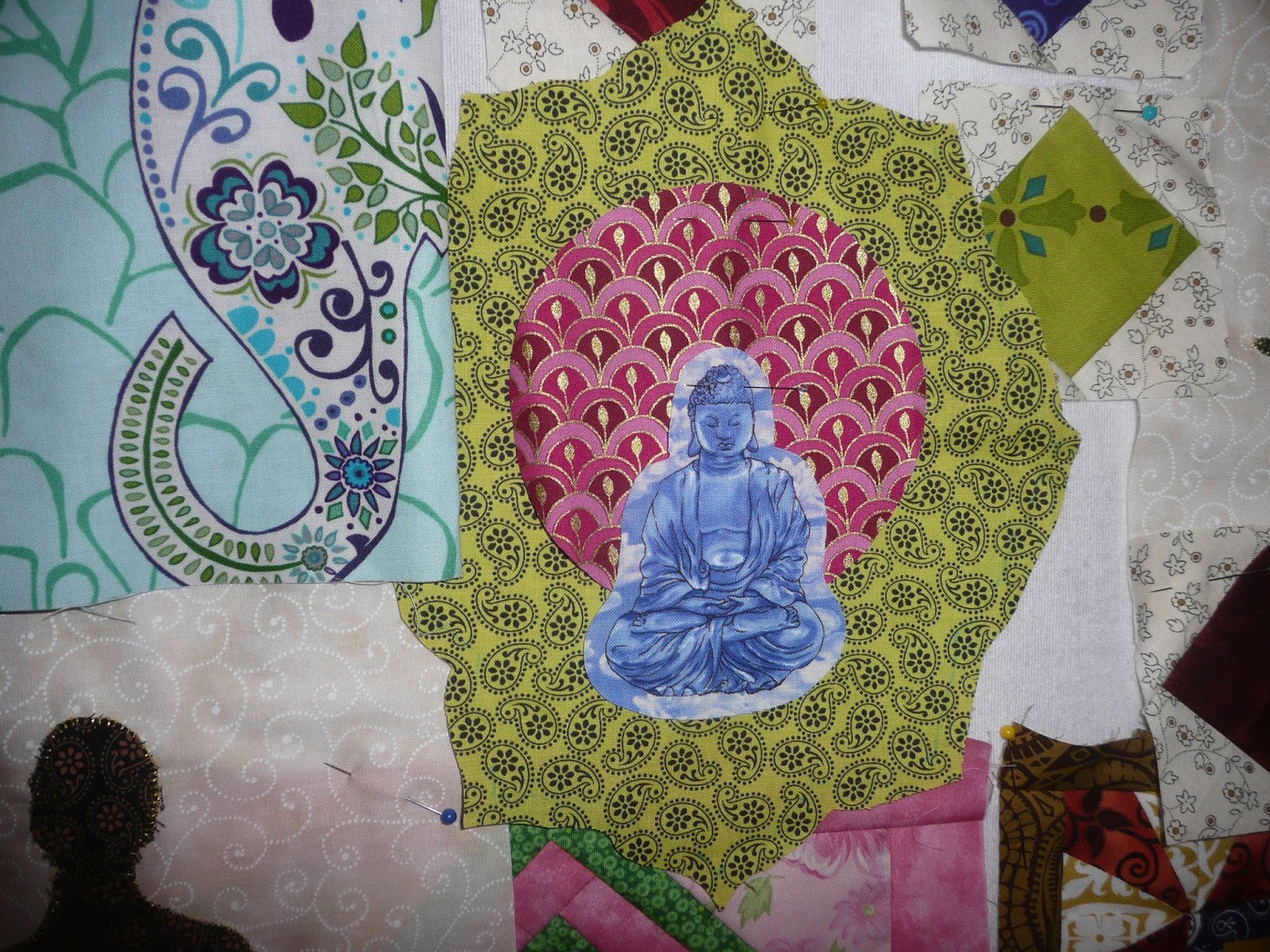 Mijn Quilt Avontuur!: Yoga quilt, ontwerp proces.