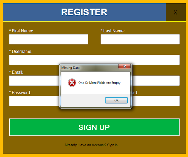 VB.Net Login And Register Form With MySQL - C#, JAVA,PHP, Programming ,Source Code