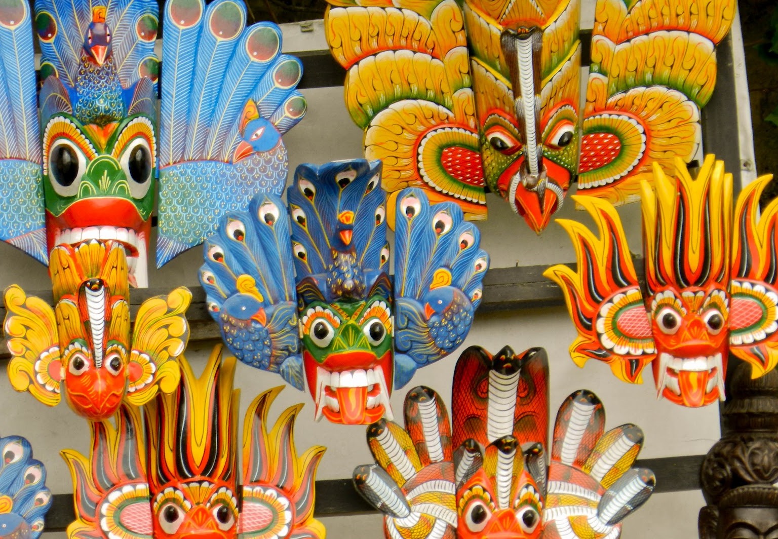 My Collectables: Sri Lankan Wooden Mask ~ HAUTE WARDROBE