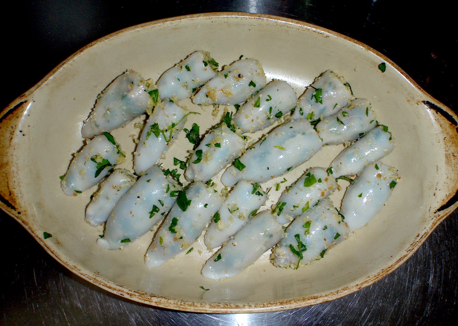 Friends & Foodies Forever: Sicilian Stuffed Squid - Calamari Ripieni