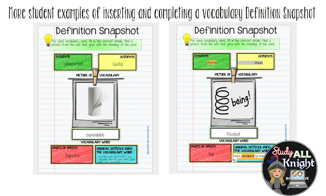 How to Build Vocabulary Lessons Using Digital Interactive Notebooks ...