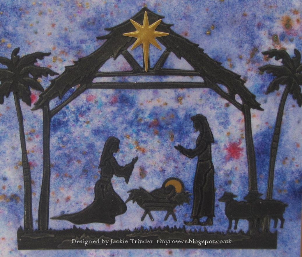 Tinyrose's Craft Room: Nativity Christmas Card