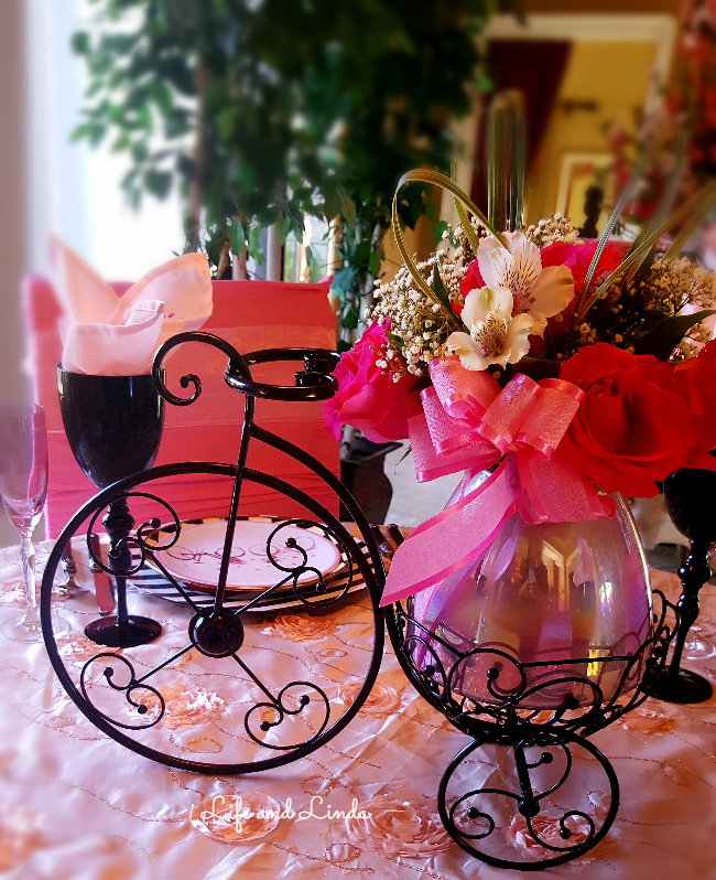 Bicycle Love Tablescape | Life and Linda