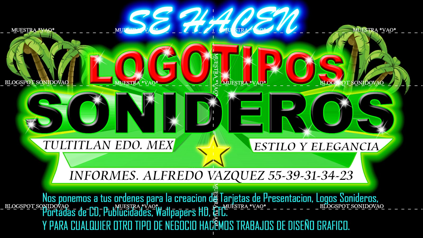 Logos Sonideros Diseños Vao / Alfredo Sonido Vao: Logos Sonideros