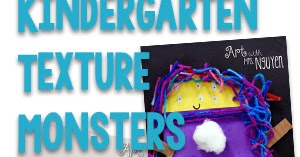 Kindergarten Texture Monsters (K) | Art with Mrs. Nguyen