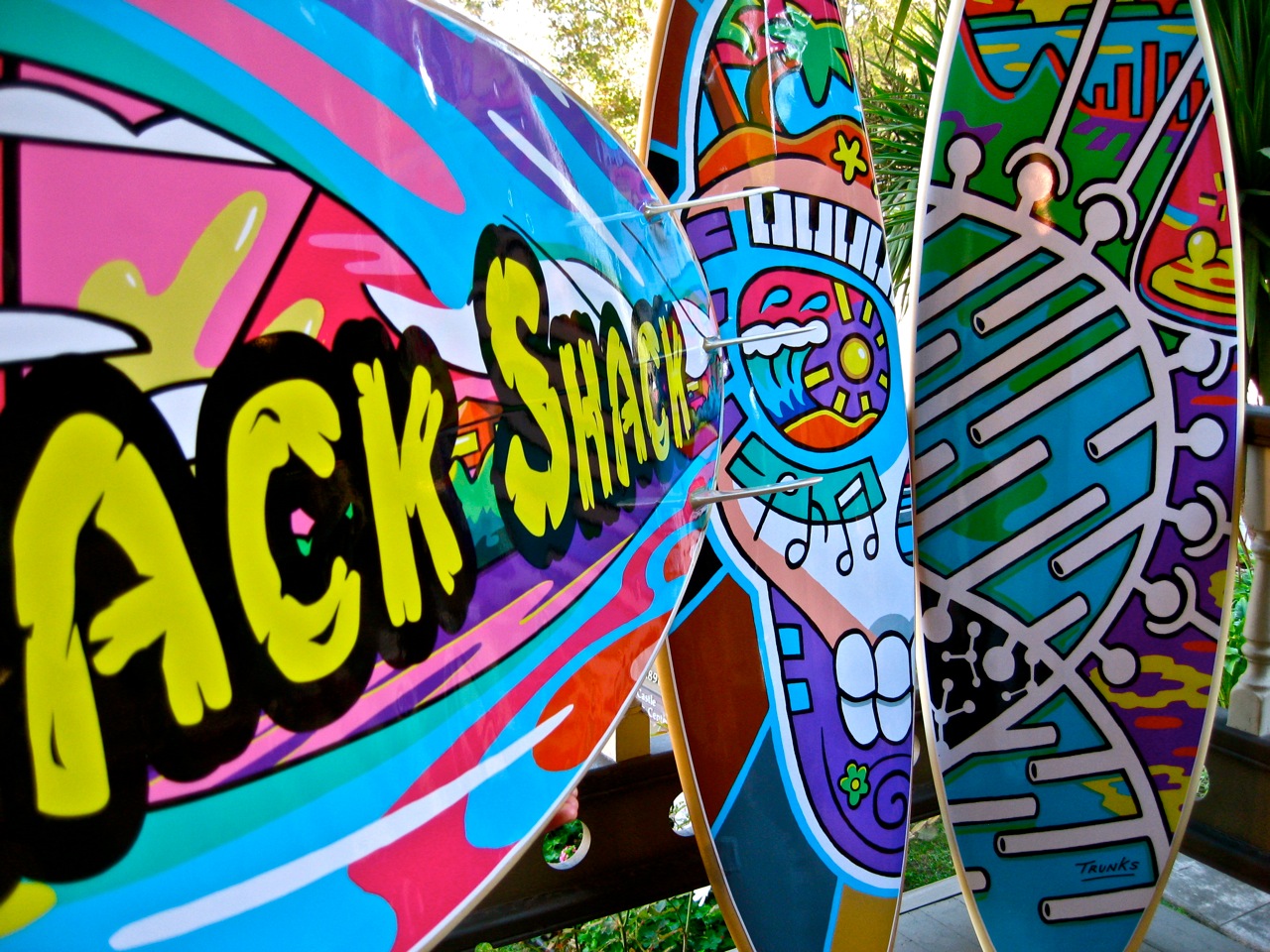 The Art of Chuck Trunks: New TRUNKS ART surfboard skins! Introducing ...
