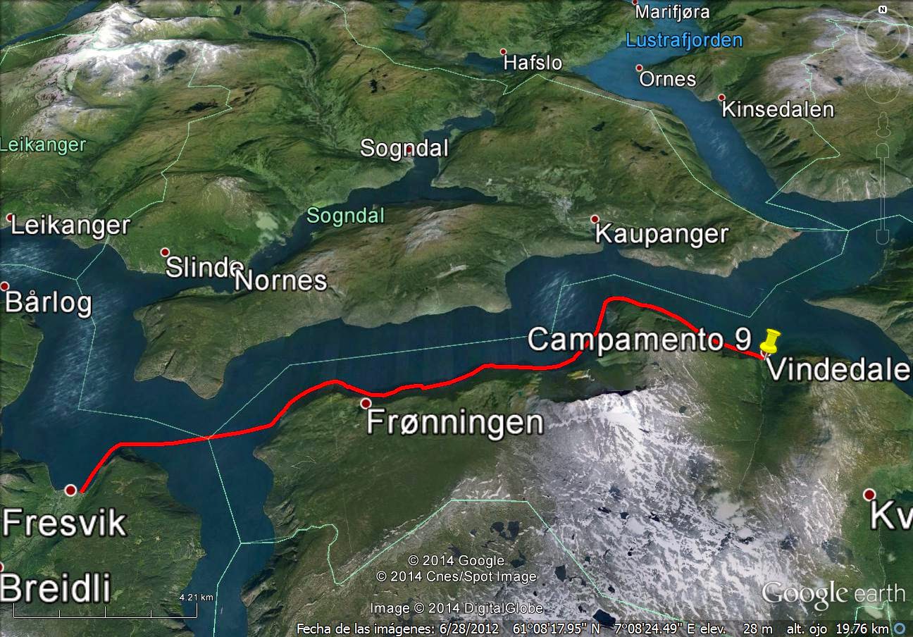Un Kayak en la Mochila: Sognefjord Día 09. Fresvik - Vindedalen (01 de ...