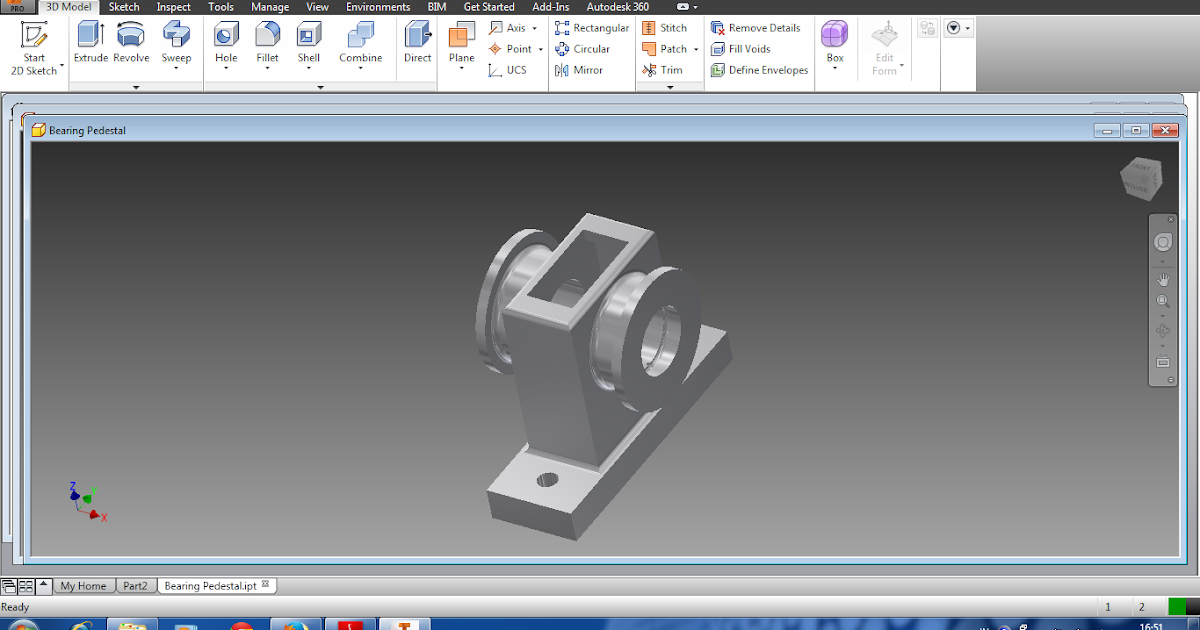 TEKNIK MESIN : gambar 2d\u0026 3d autodesk inventor 2015 professional ...