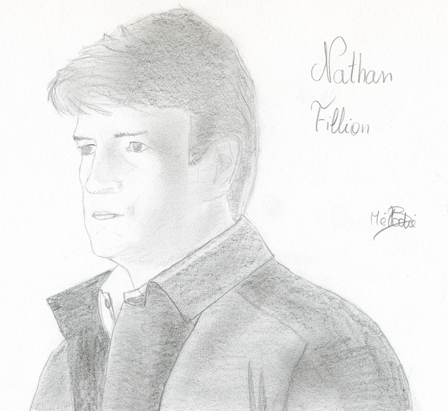 Melimelodie's Blog: Nathan Fillion : dessin / drawing