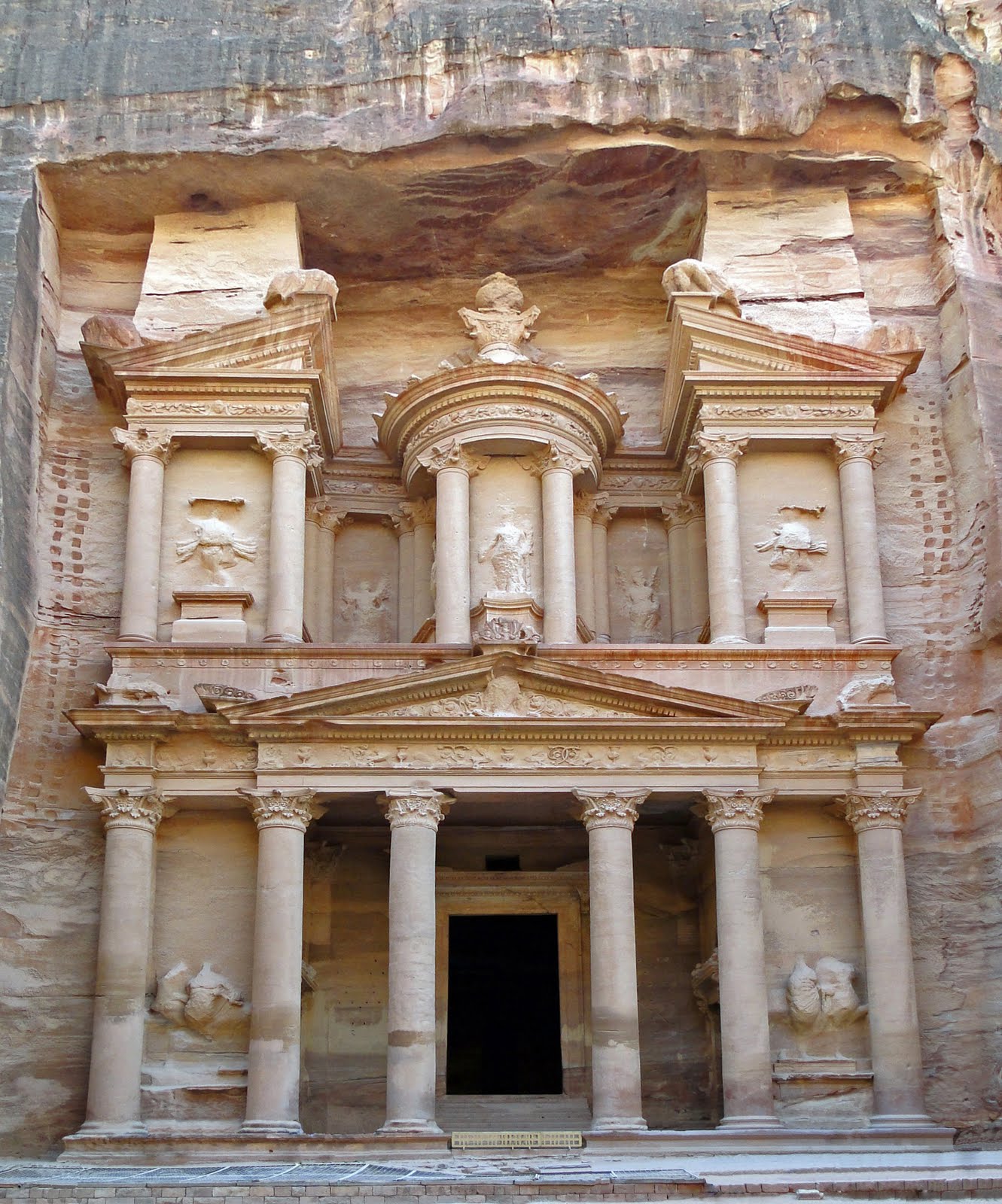Wonders of the world : Do you feel the wonders ?: Petra rock cut ...