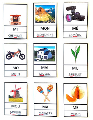 Le Journal de Chrys: MES CARTES SYLLABES