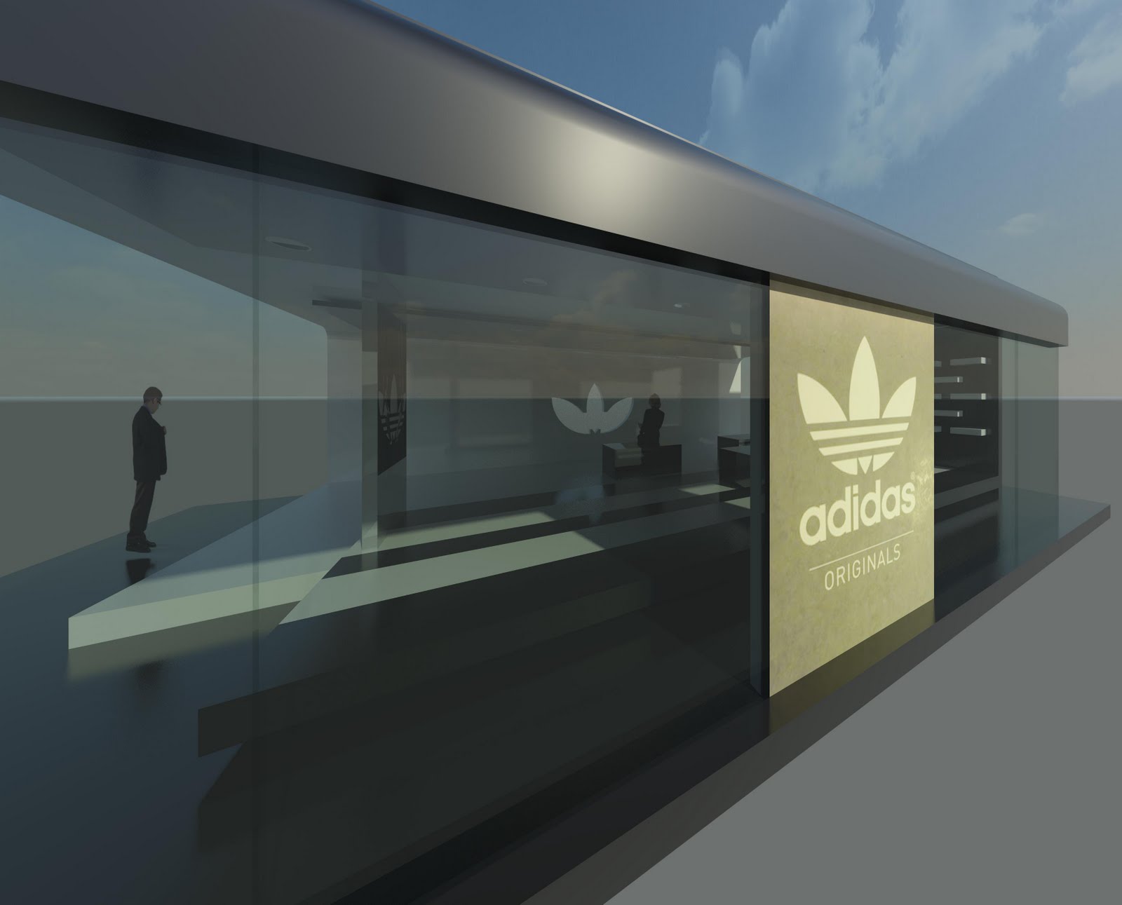 marcia: adidas stand!!