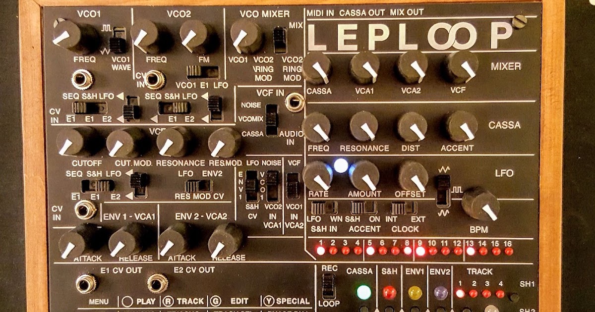 MATRIXSYNTH: LEPLOOP V2 Synthesizer, Sequencer, Drum Machine
