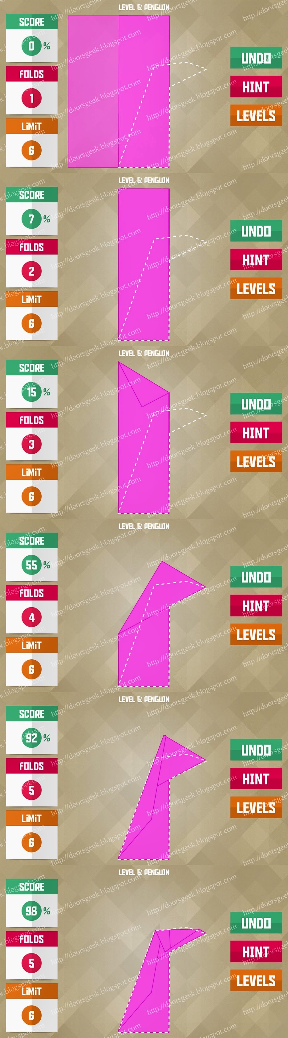 Paperama [Yama] Level 5 - Penguin ~ Doors Geek