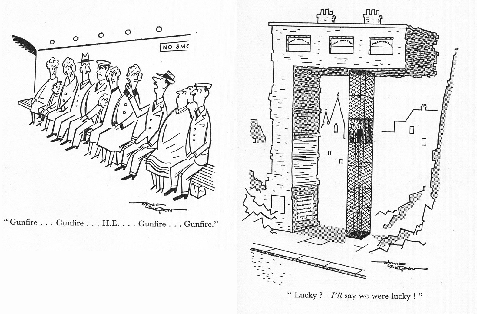 Progress is fine, but it's gone on for too long.: Blitz Humour