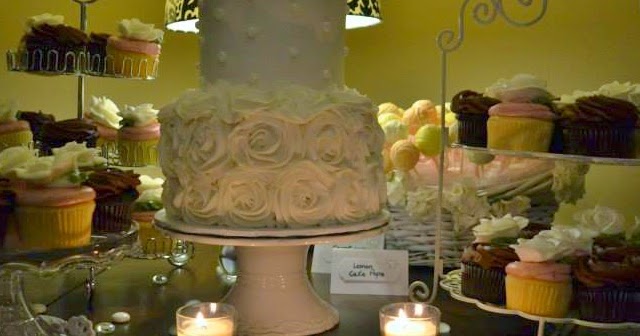 Lola Pearl Bake Shoppe: Spotted: Elegant Wedding Cupcakes + Matching Cake
