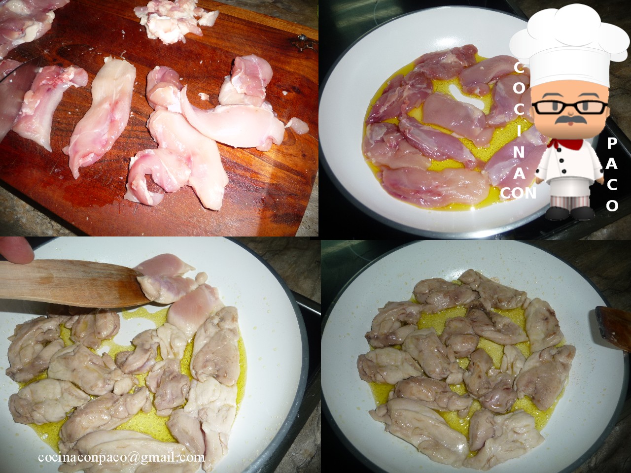 Cocina con Paco: Pollo en salsa de miel y mostaza