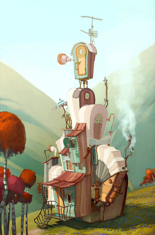 ART of CLEMENT GRISELAIN: The Lorax Nature Exterior