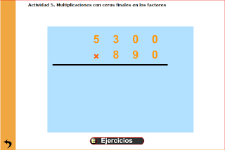 CLASES DE TATIS: Multiplicación de factores terminados en 0 (grado 4to)