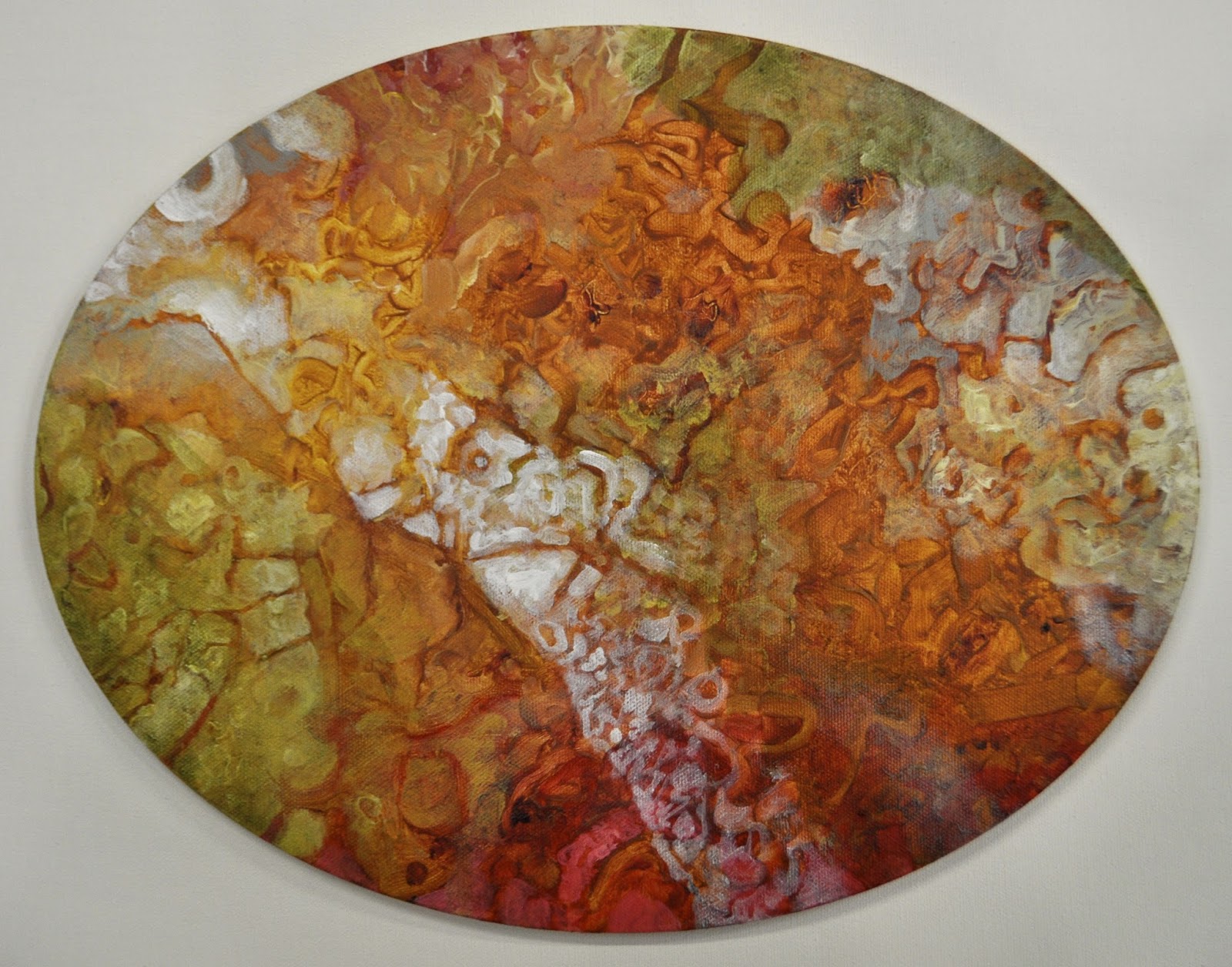 ~ Ron Mills de Pinyas, painter, muralist: "Tondo" round and "Ovato ...