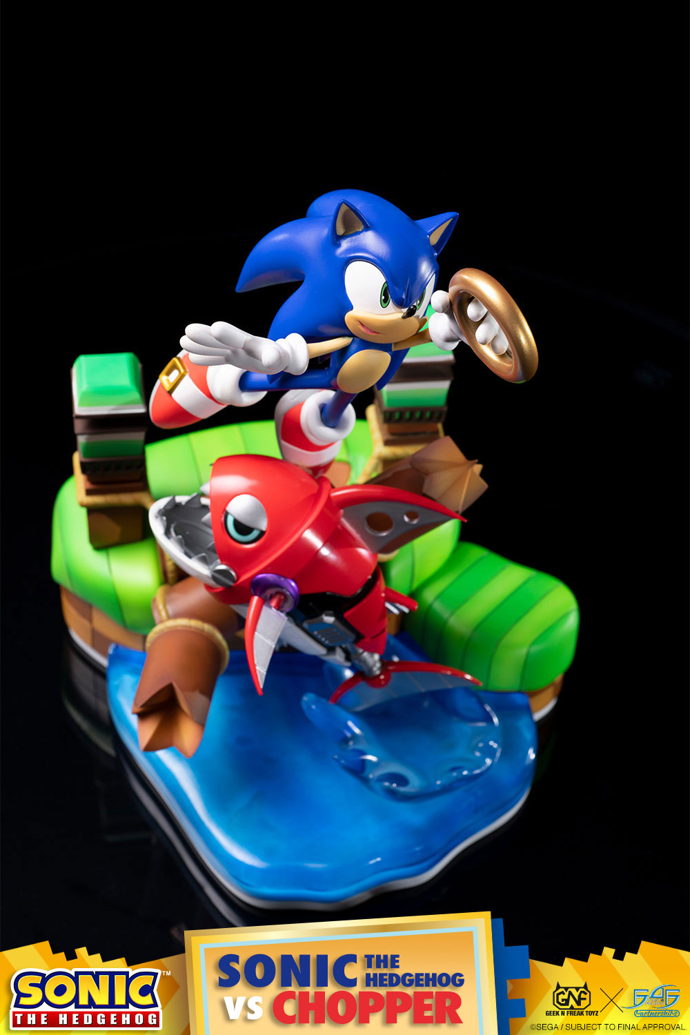 Sonic vs Chopper Diorama (First 4 Figures)