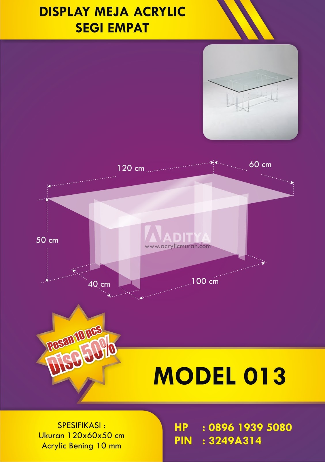 Tukang Acrylic Jakarta Pusat: Buat Meja Acrylic Buka 24 Jam Hari minggu ...