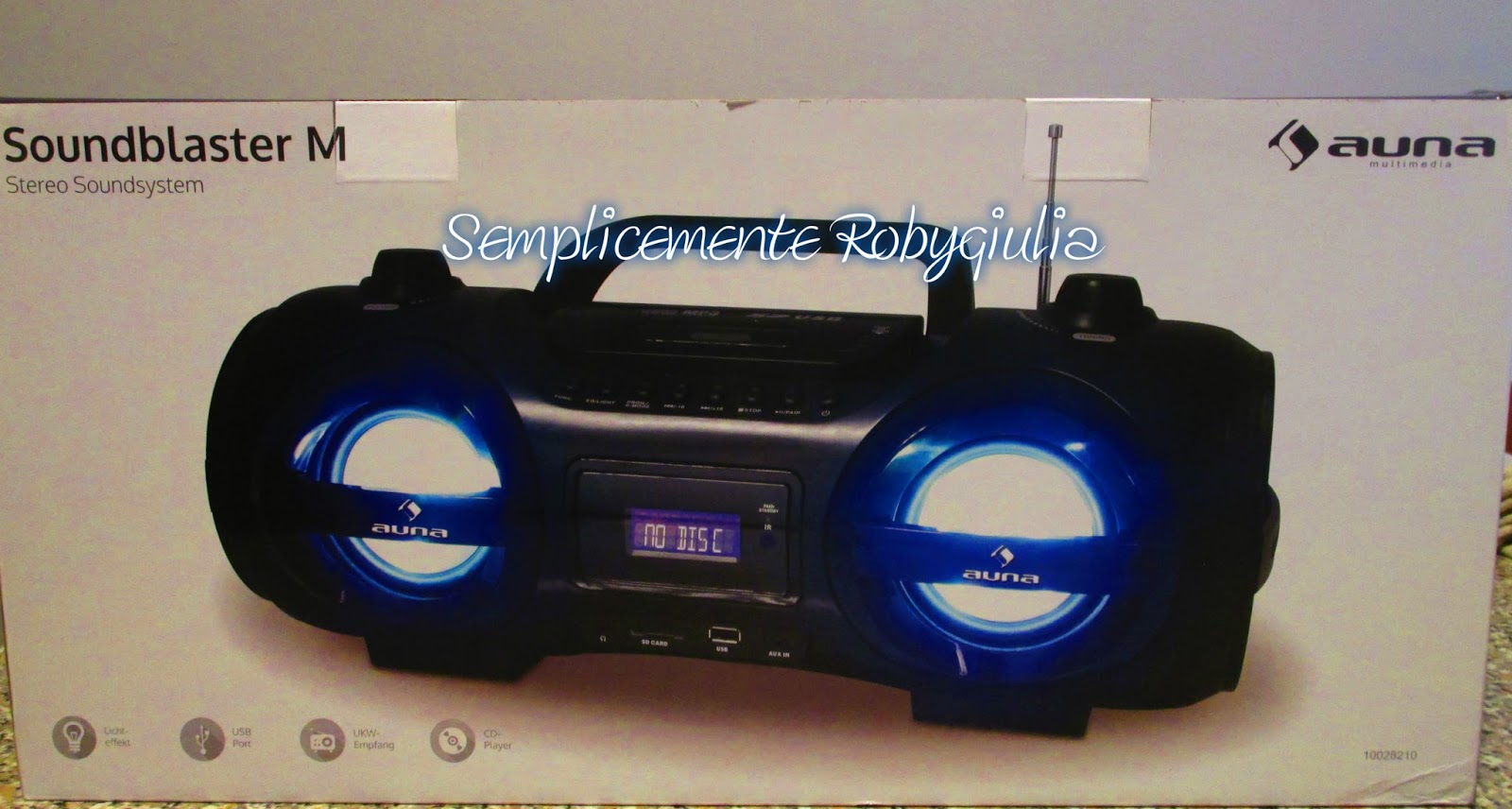 Semplicemente Robygiulia: Electronic Star: Auna Boombax