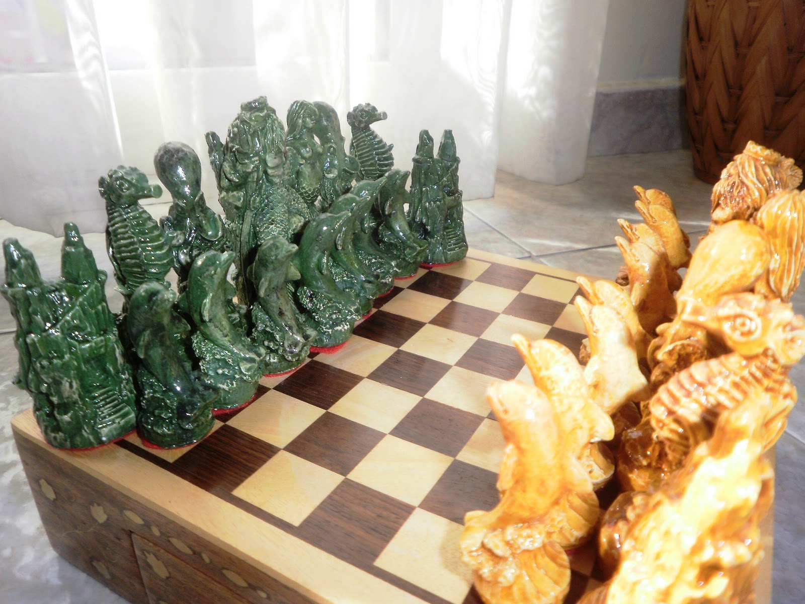 Ariadne from Greece!: Seaworld chess set!