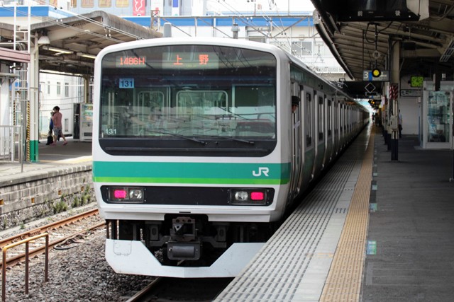 Tokyo Railway Labyrinth: 300 Meter-long Commuter Train on the Joban Line
