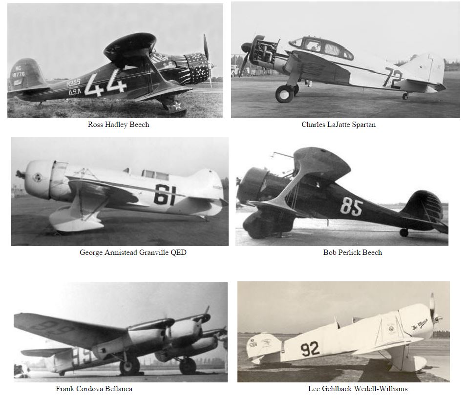 Just A Car Guy: late 1930s air race planes