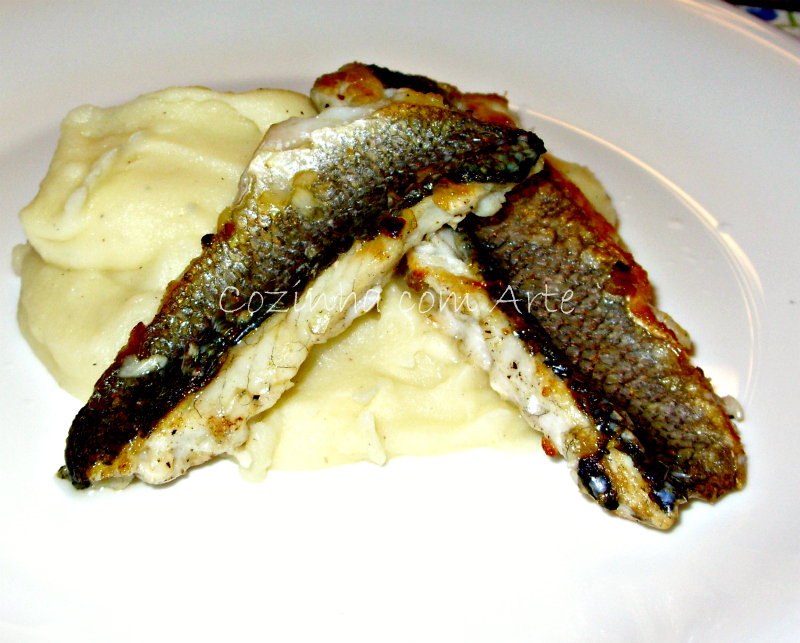 Cozinha com Arte: filetes de robalo