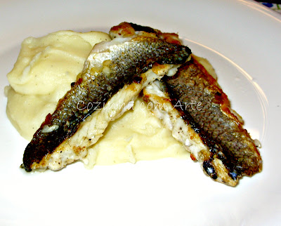 Cozinha com Arte: filetes de robalo