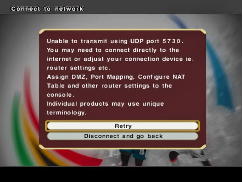 حل مشكلة Unable To Transmit Using Udp Port 5730 لل Pes 6 ~ Pro6 Evolution