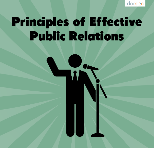 8 Principles of Effective Public Relations | English Articles