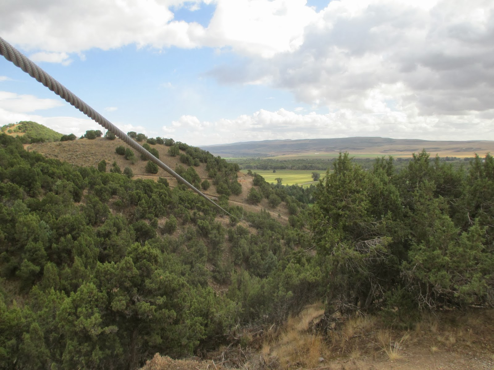 Ziplining Across the USA: Wednesday September 20 Heise Zip Ririe, Idaho